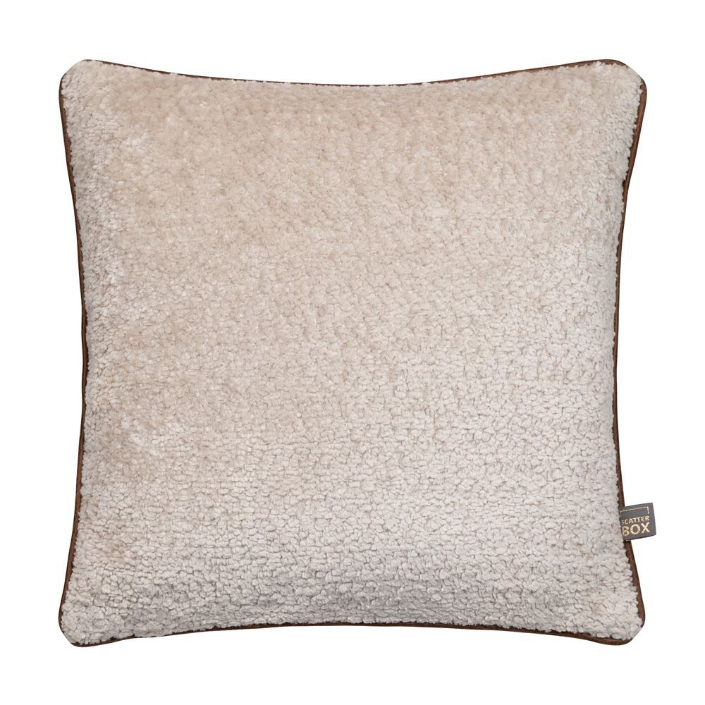 Scatter Box Quilo Textured Boucle Feather Filled Piped Edge Cushion ...